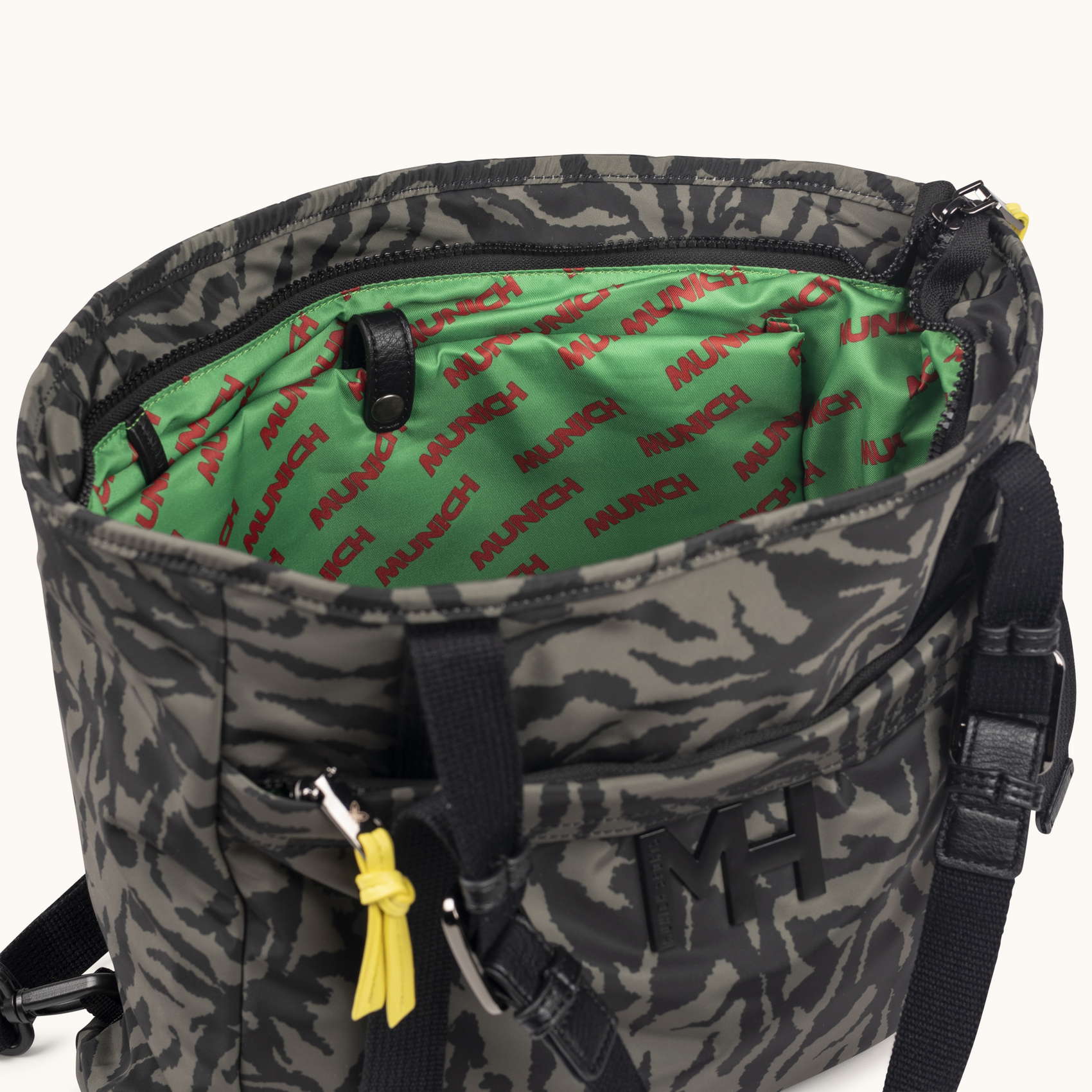 Tiger Print 2-in-1 Shopper Backpack | ZONE SHOPPER BACKPACK