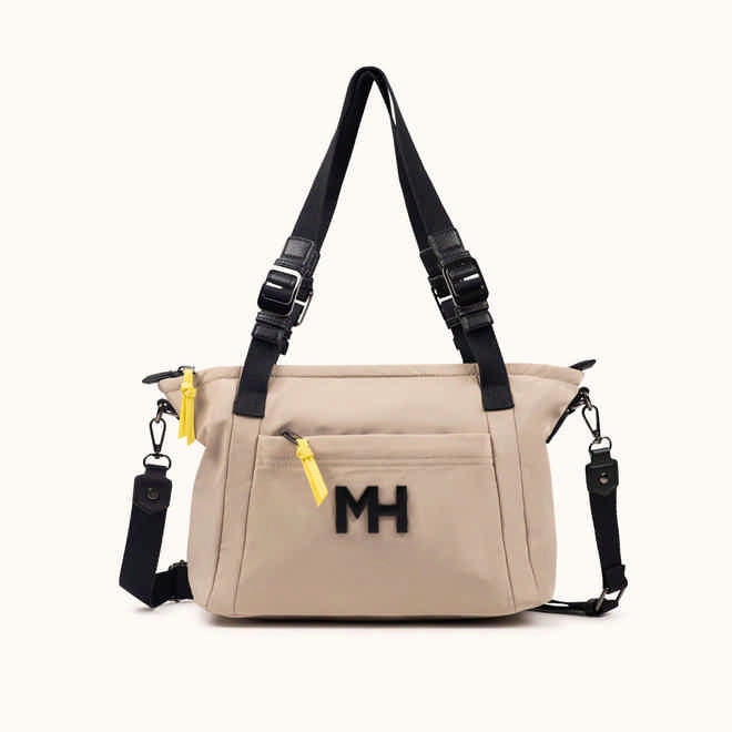 Taupe Crossbody Tote Bag Munich | ZONE COLLECTION