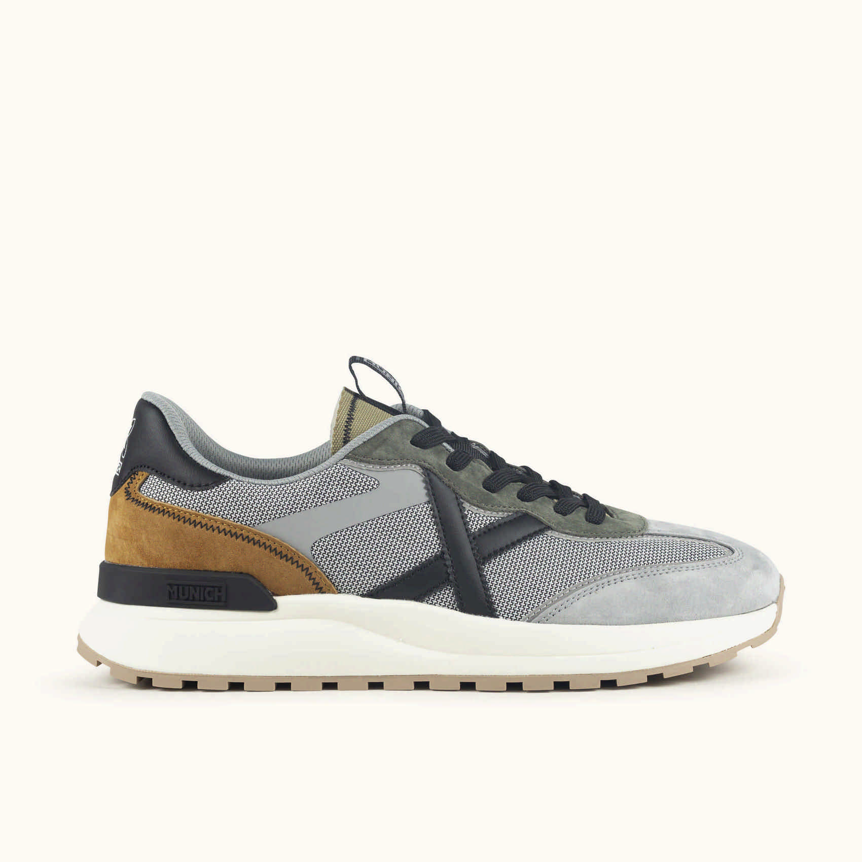 Urban Design Sneakers in Grey and Khaki | MUNICH DYNAMIX 20