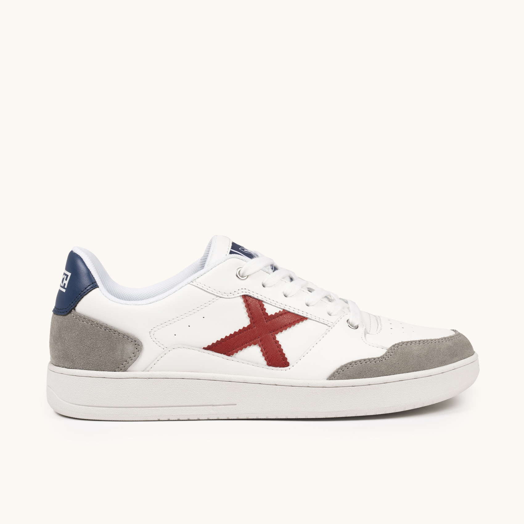 Sneakers de Piel Estilo Tenis Burdeos y Marino | MUNICH LEGIT MAN 117