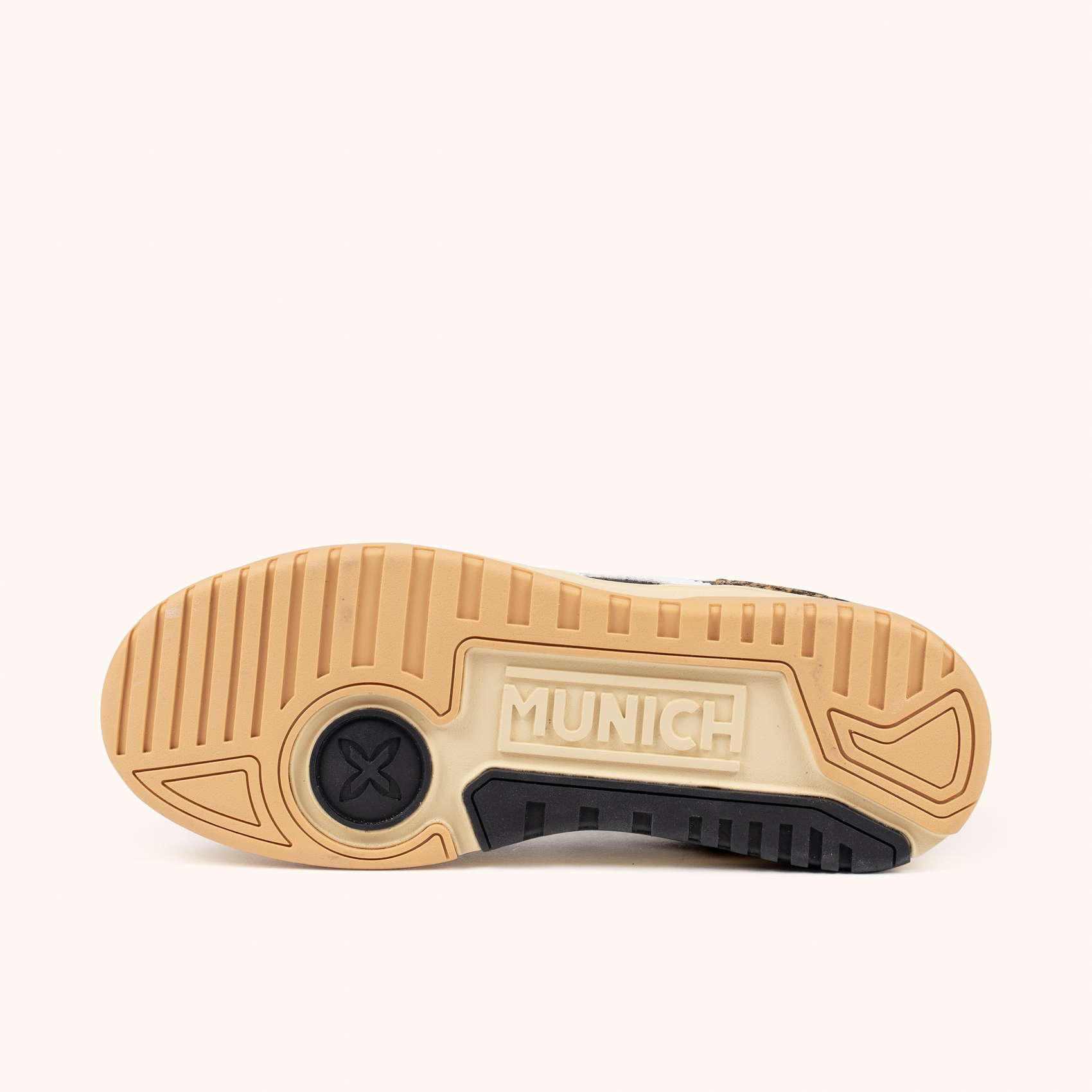 Sneakers Retro tenis y skate Blanco y Animal Print | MUNICH TENNEZ WMN 02
