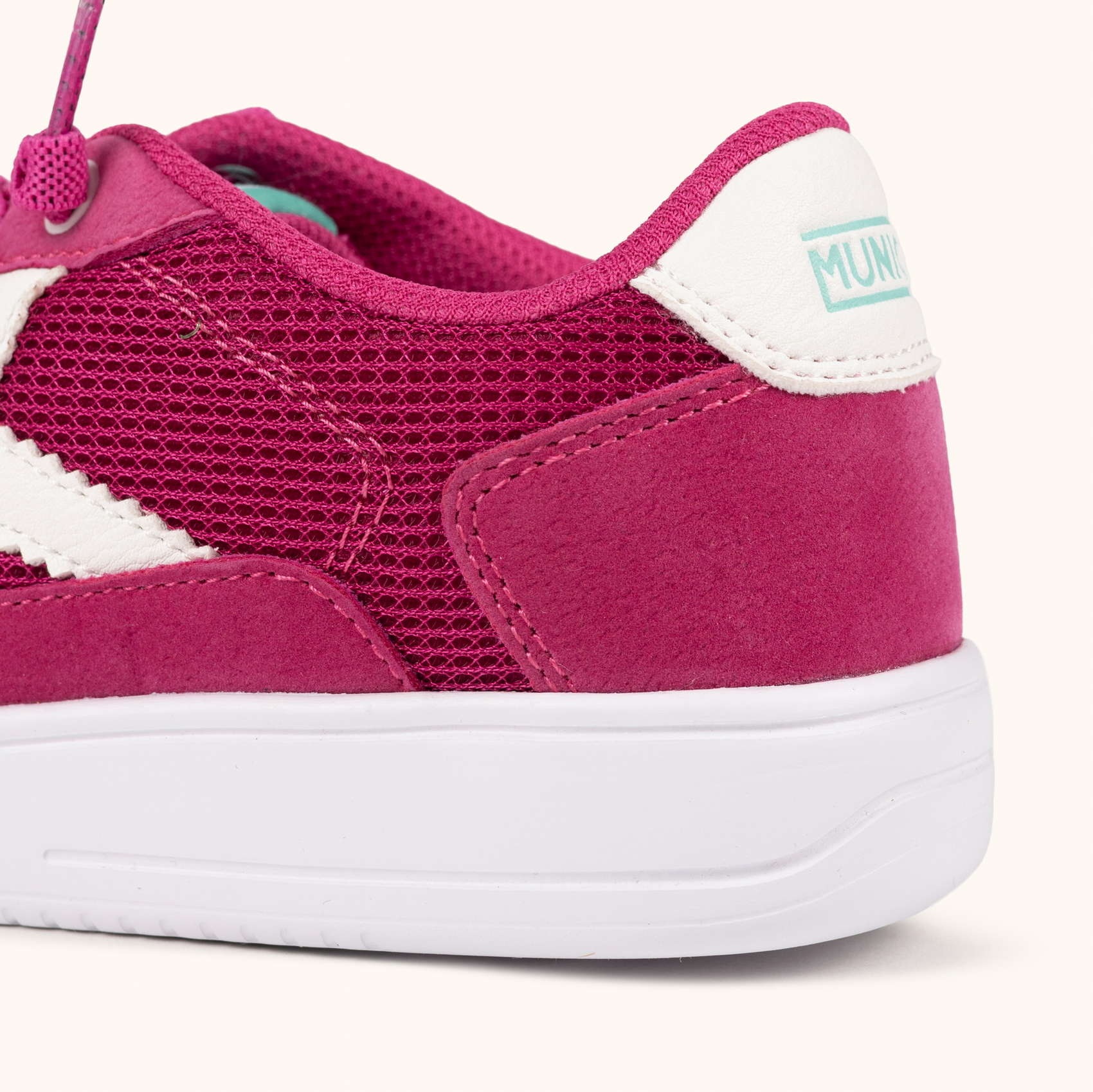 Kids' Fuchsia Tennis Style Sneakers MUNICH LEGIT KID 24