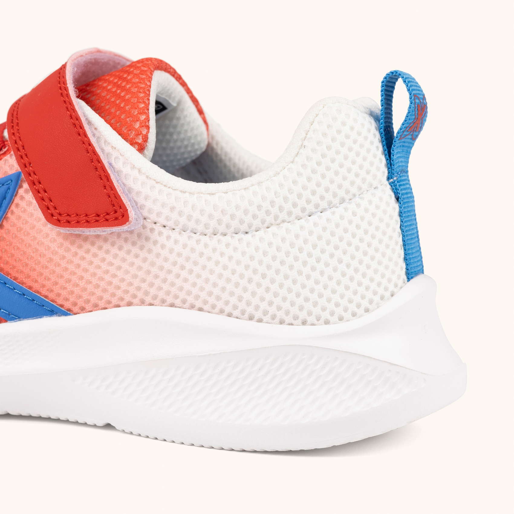 Vambes Esportives Infantils en Vermell i Blanc amb Velcro | MUNICH MINI ...